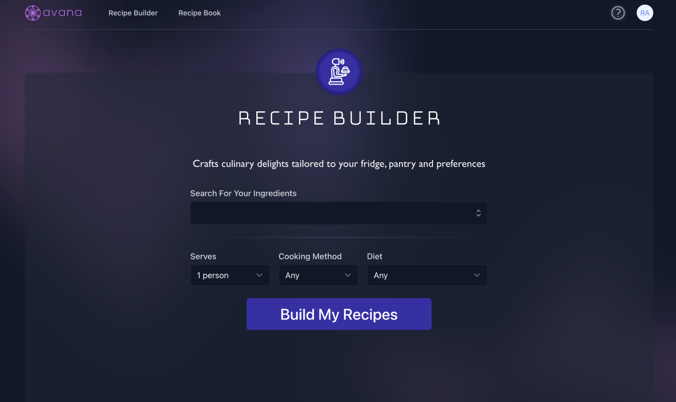 Avana.ai - Effortlessly Personalize Every Recipe with AI-Driven Precision